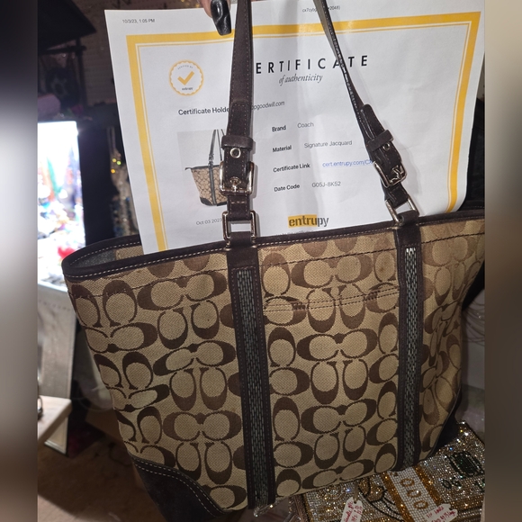 Bags | 1st Free Giveaway Coach Scout Hobo Leather Sead Bead Shoulder ...